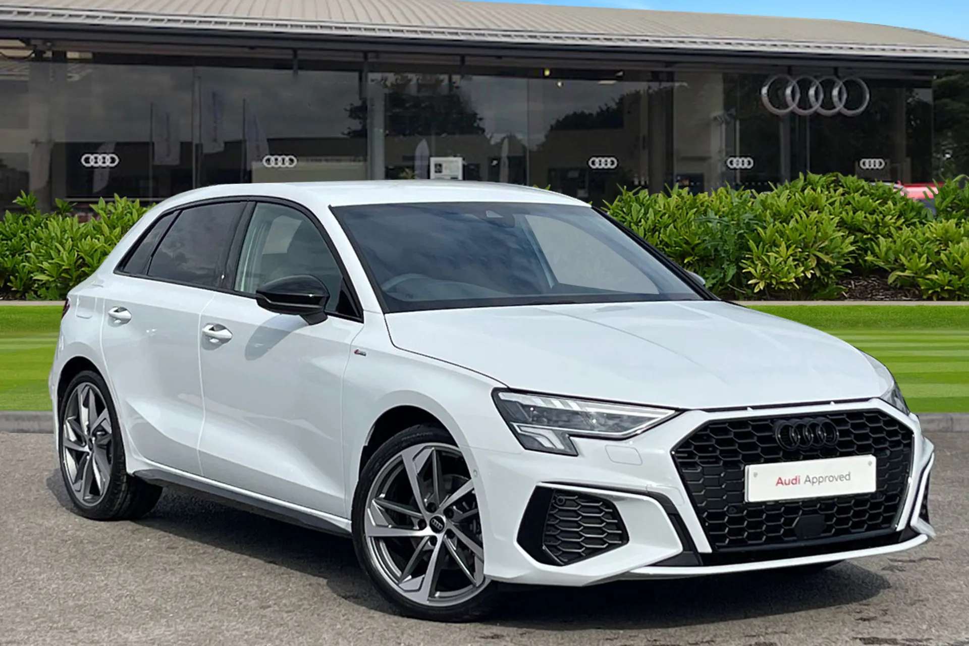 DA24NYR Audi A3 Black Edition 35 TFSI 150 PS S tronic in stock at Crewe Audi