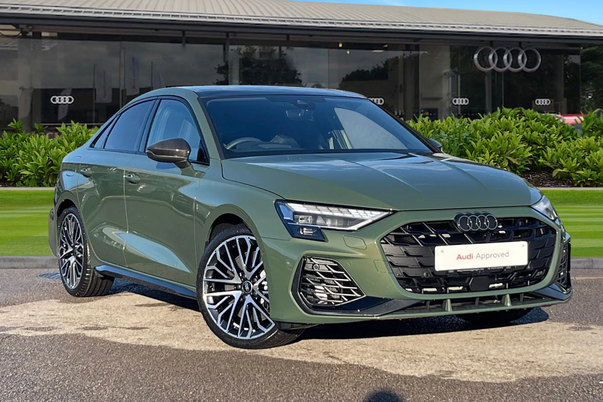 DK74VMX Audi S3 Vorsprung TFSI 333 PS S tronic in stock at Crewe Audi