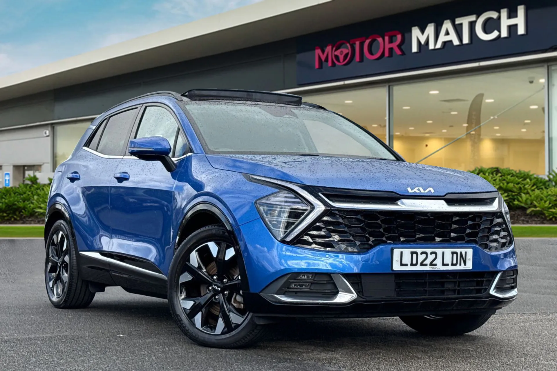 LD22LDN Kia Sportage 1.6 T-GDi 13.8kWh 4 Auto AWD Euro 6 (s/s) 5dr in stock at Motor Match Chester