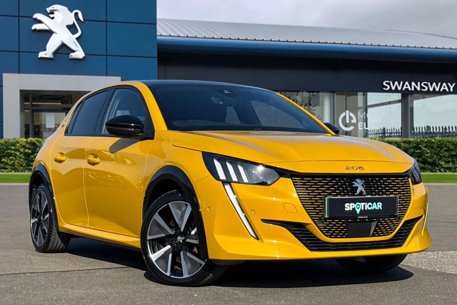 RE22WPW PEUGEOT e-208 50kWh GT Auto 5dr (7kW Charger) in stock at Swansway Chester Peugeot