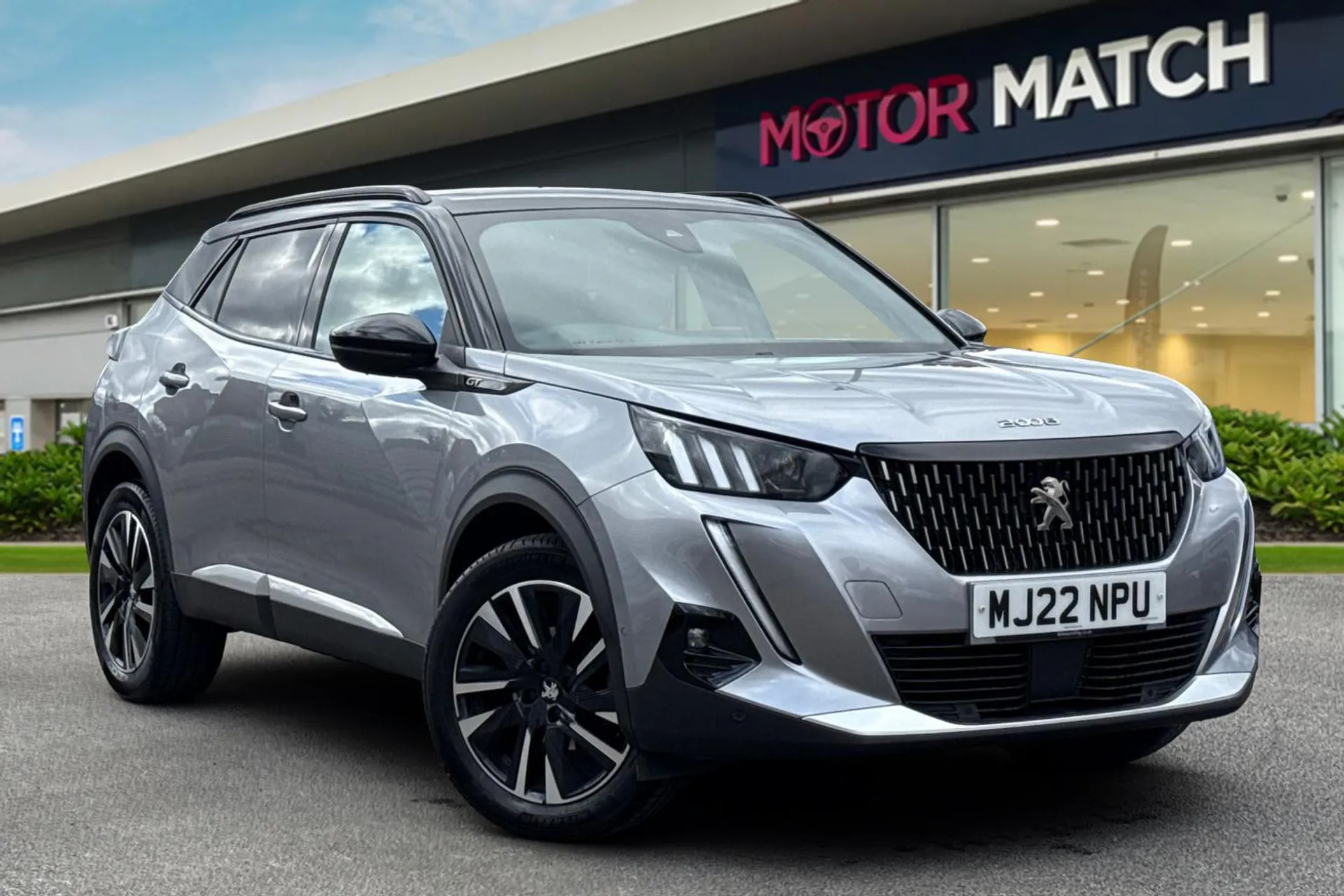 MJ22NPU PEUGEOT 2008 1.2 PureTech GT Premium EAT Euro 6 (s/s) 5dr in stock at Motor Match Stockport