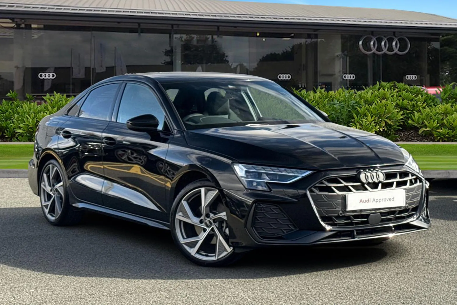 KN74WCC Audi A3 Black Edition 35 TFSI 150 PS S tronic in stock at Stoke ...