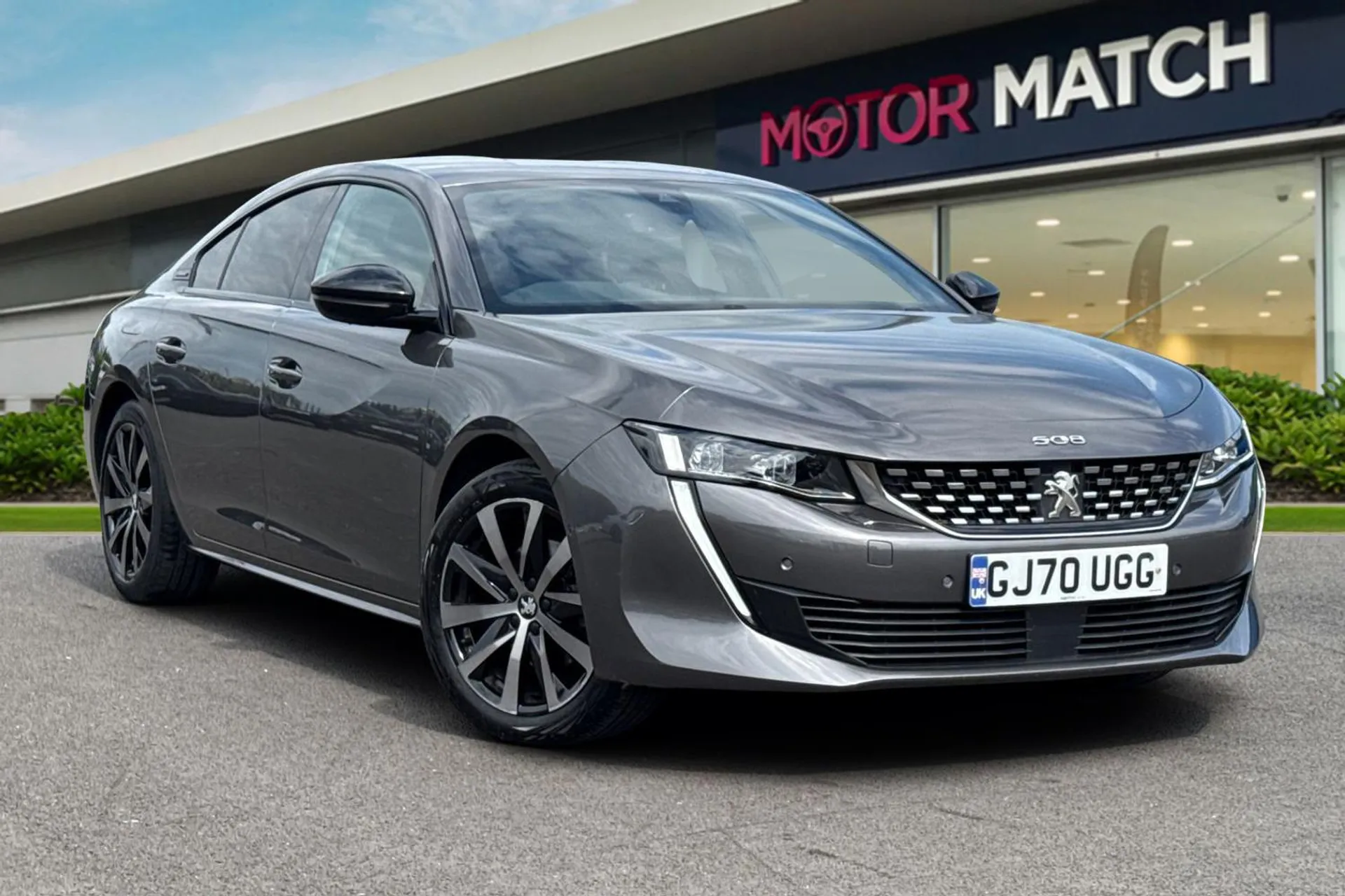 GJ70UGG PEUGEOT 508 1.5 BlueHDi GT Line Fastback Euro 6 (s/s) 5dr in stock at Motor Match Chester