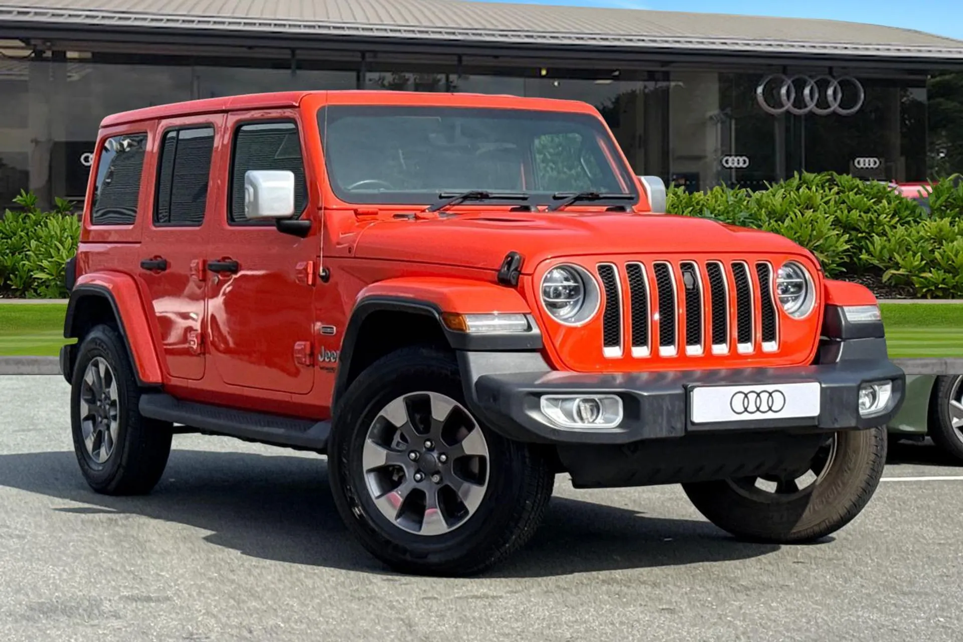 RX21KWD Jeep Wrangler 2.0 GME Overland Auto 4WD Euro 6 (s/s) 4dr in stock at Stoke Audi