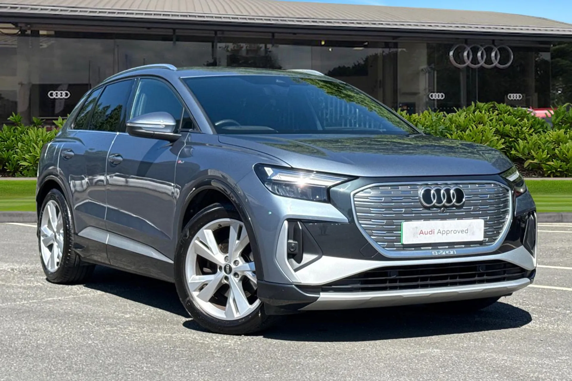 KY22HXV Audi Q4 e-tron Q4 S line 35 e-tron 125,00 kW in stock at Preston Audi