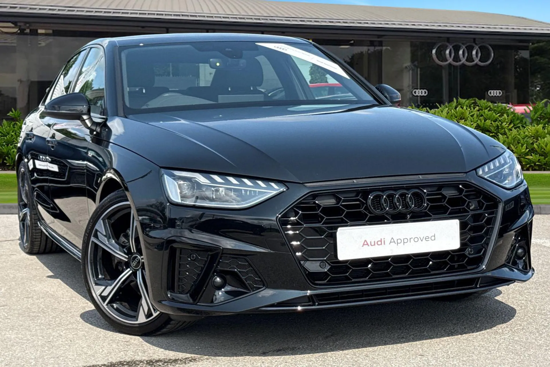 KP74DYJ Audi A4 Black Edition 35 TDI 163 PS S tronic in stock at Blackburn Audi