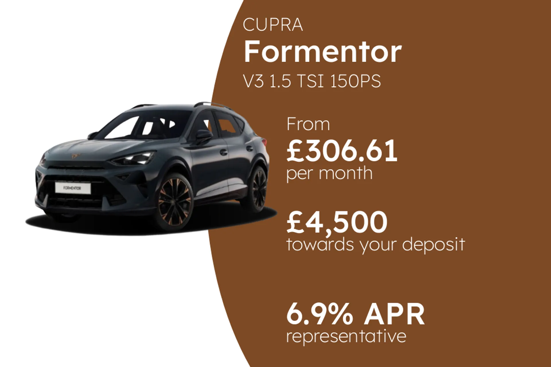 CUPRA Formentor V3 1.5 TSI 150PS Offers from Swansway CUPRA