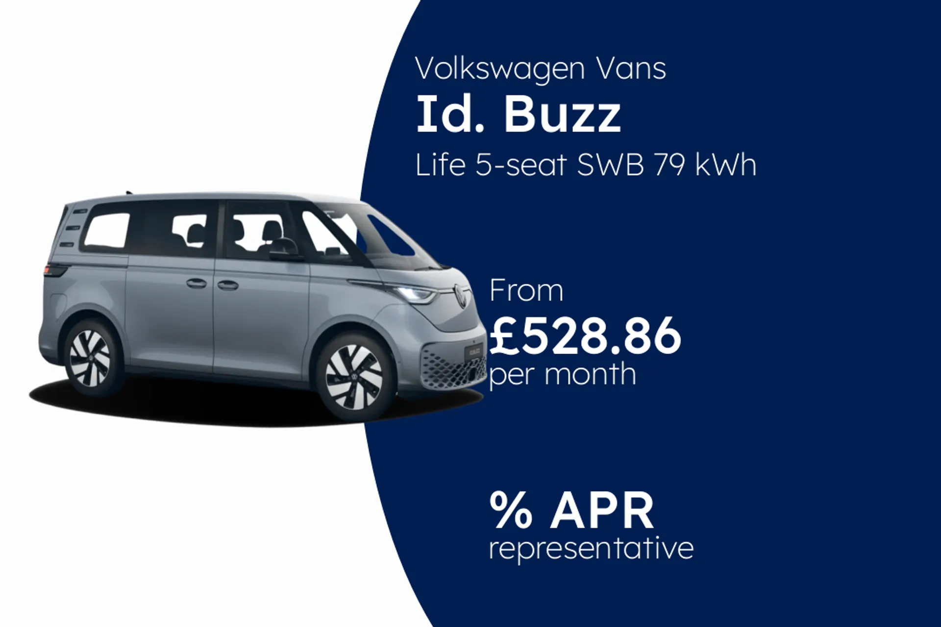 Volkswagen Vans Id. Buzz Life 5-seat SWB 79 kWh Pro 286 PS Electric 1 Speed Offers from Swansway ...