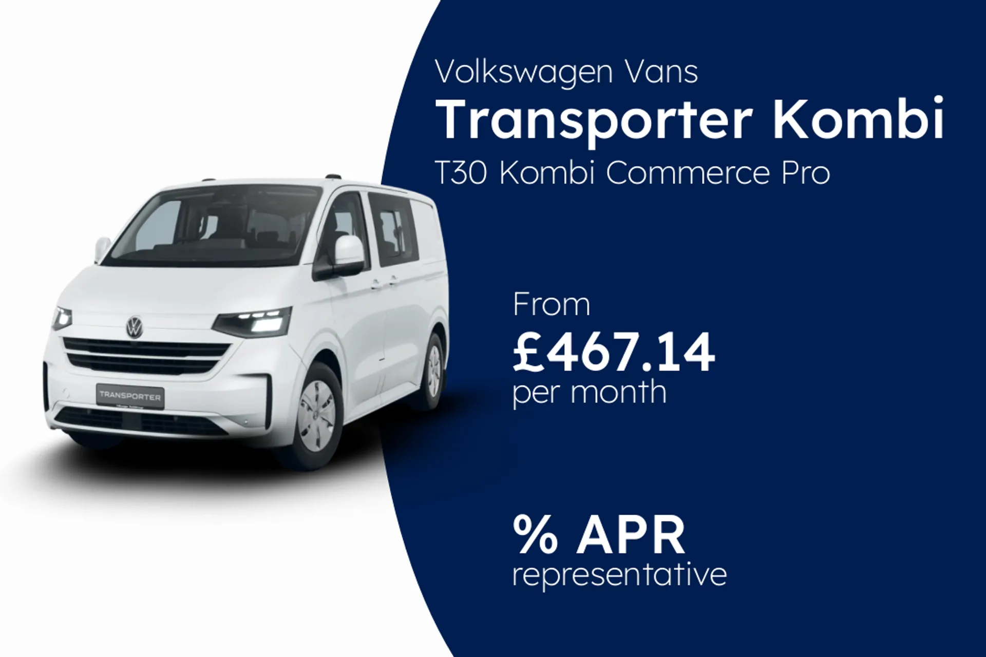 Volkswagen Vans Transporter Kombi T30 Kombi Commerce Pro SWB 150 PS 2.0 ...
