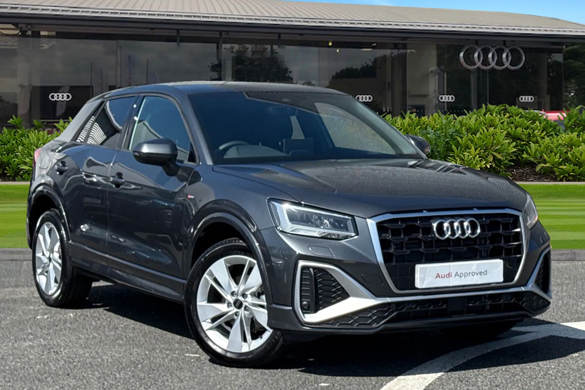 KM74UNE Audi Q2 S line 35 TFSI 150 PS S tronic in stock at Carlisle Audi