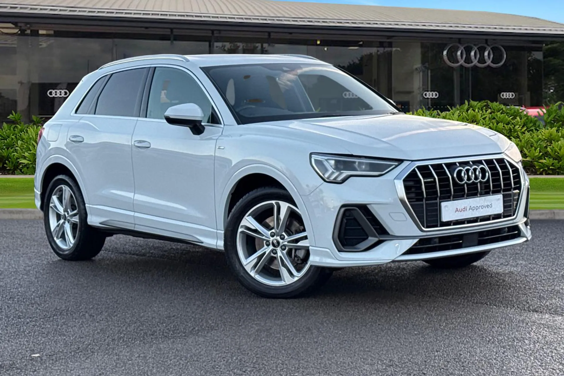 KY72MWD Audi Q3 S line 40 TDI quattro 200 PS S tronic in stock at Crewe Audi