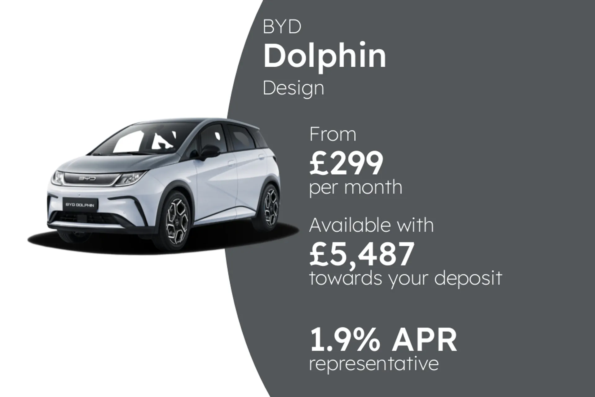 BYD Dolphin Design for £349 per month Ref: 384424