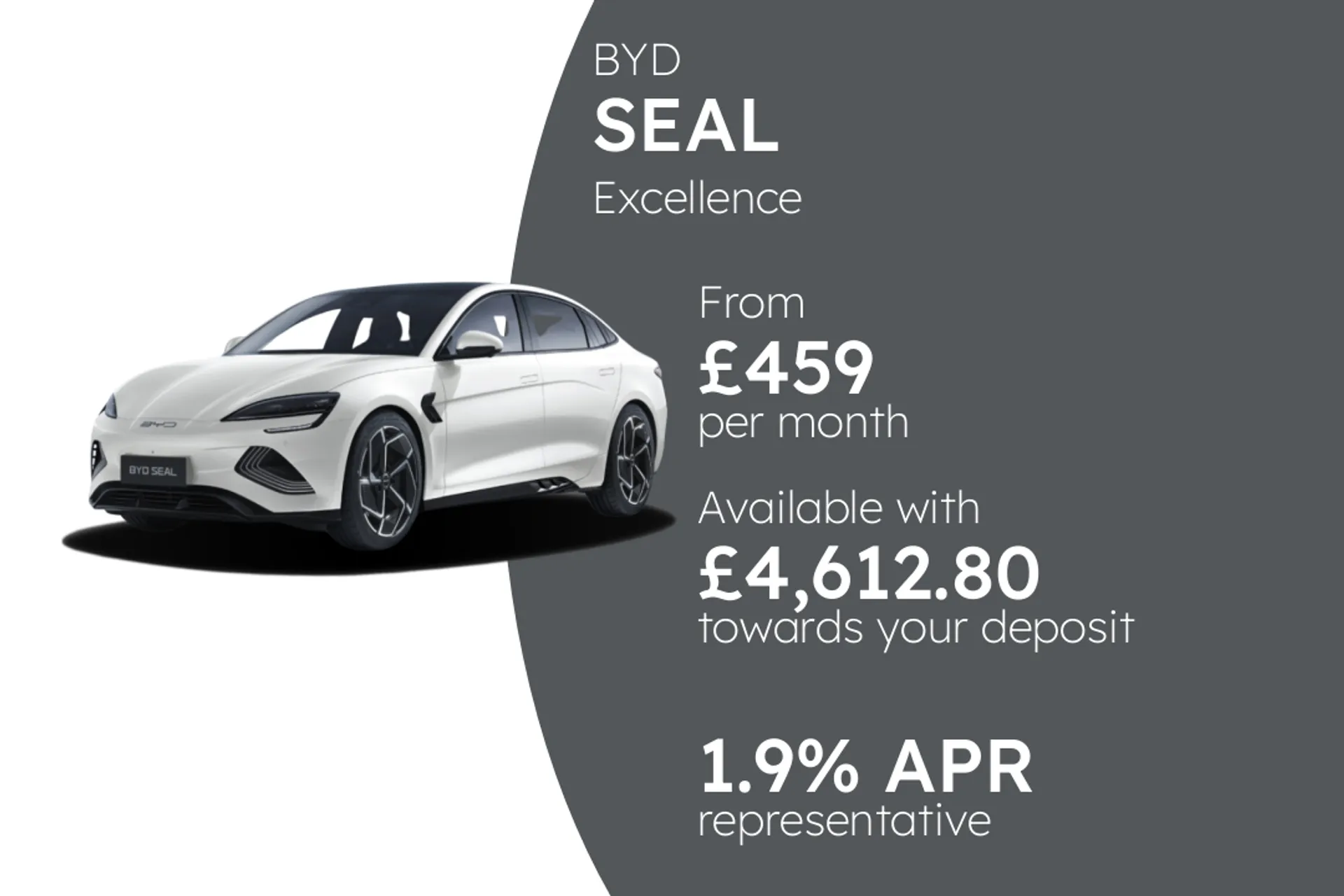 BYD Seal Excellence for £459 per month Ref: 384425