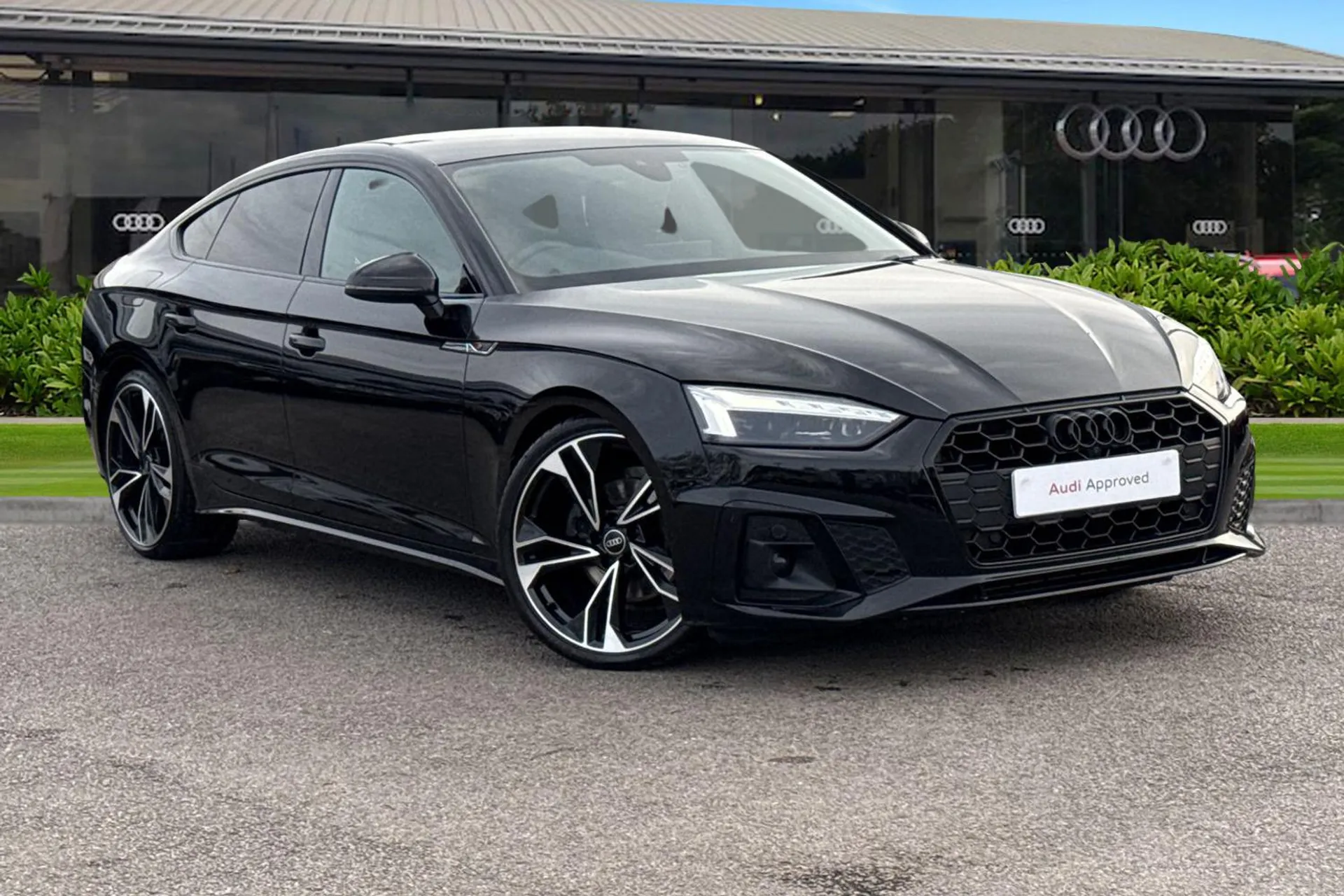 YD72CDU Audi A5 Black Edition 35 TDI 163 PS S tronic in stock at Crewe Audi