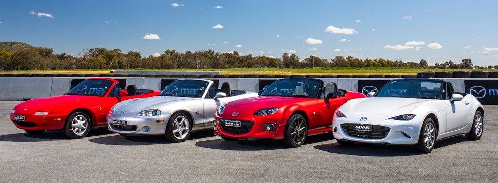 The Evolution of the Mazda MX-5