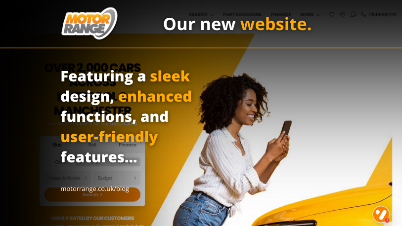 Transform your car buying experience with Motor Range's new website!